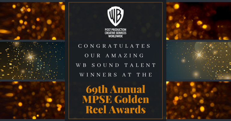 Congratulations to our amazing WB Sound Talent who won the 69th Annual MPSE Golden Reel Awards ...